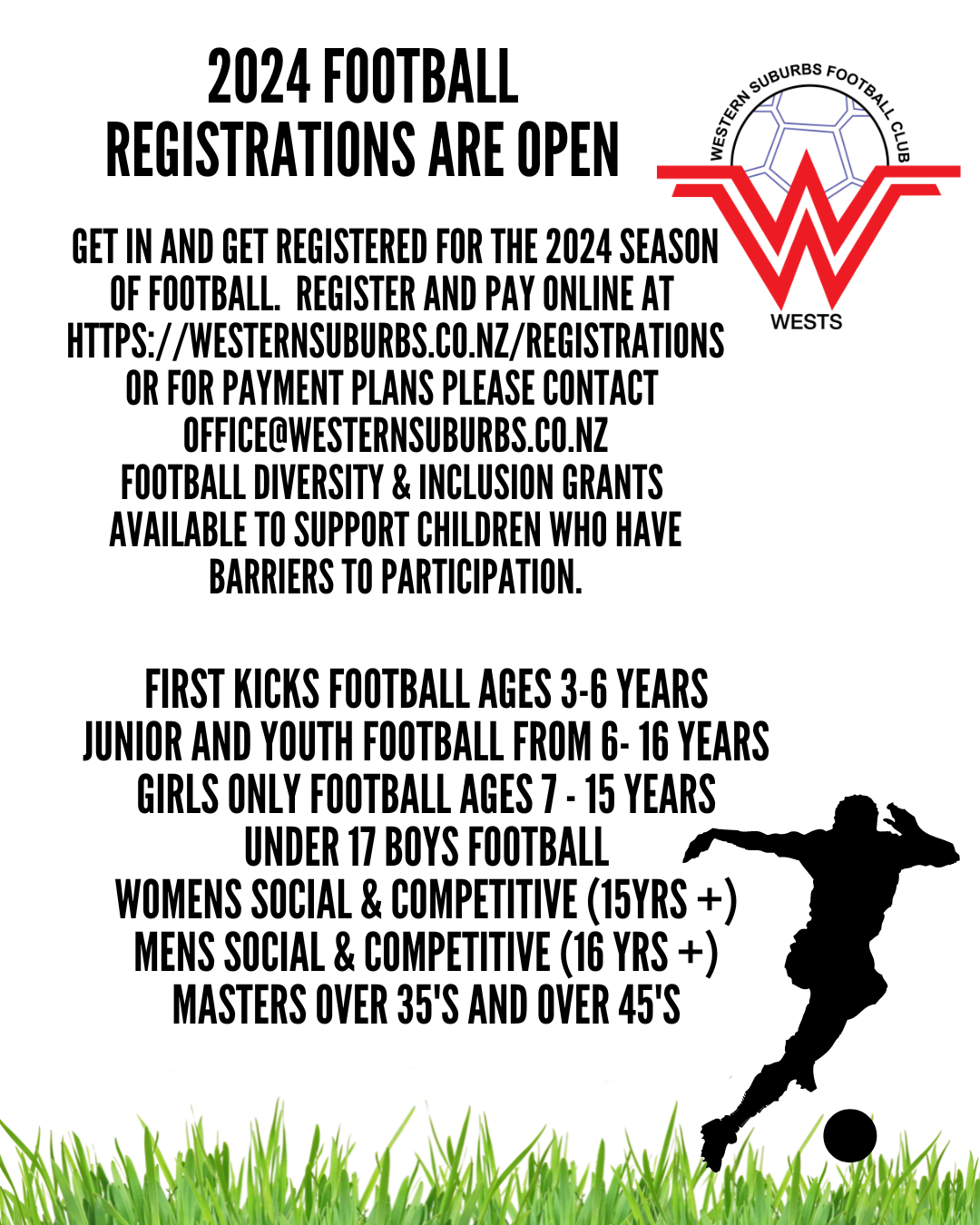 Western Suburbs Football registrations now open – Levin News